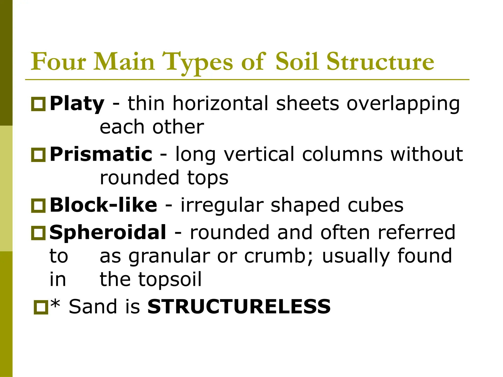 Soil Properties and The Texture Triangle | PPTX