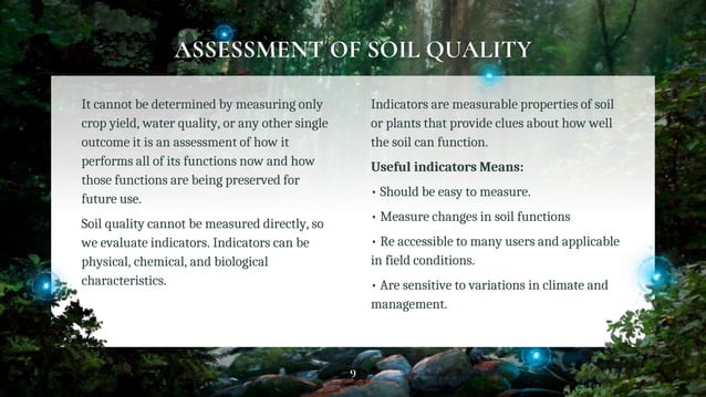 Soil quality and health soil science (ssac) | PPTX | Science