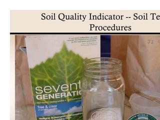 Soil quality indicators A Lecture By Mr Allah Dad Khan Visiting ...