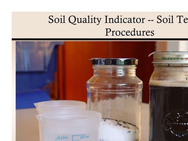 Soil quality indicators A Lecture By Mr Allah Dad Khan Visiting ...