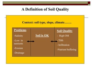 Soil Quality NEW for grade seven sunstone.ppt