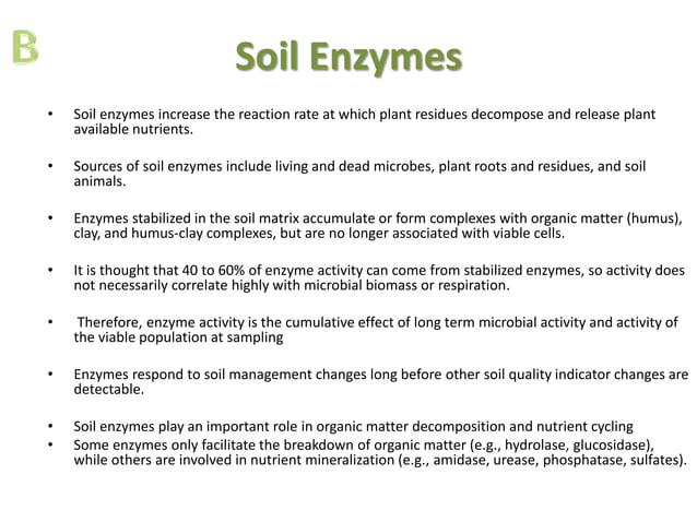 Soil quality parameters | PPTX | Agriculture | Industries