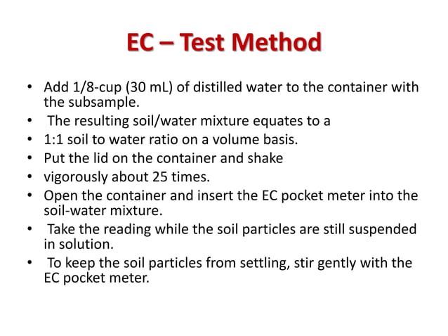 Soil quality parameters | PPTX | Agriculture | Industries