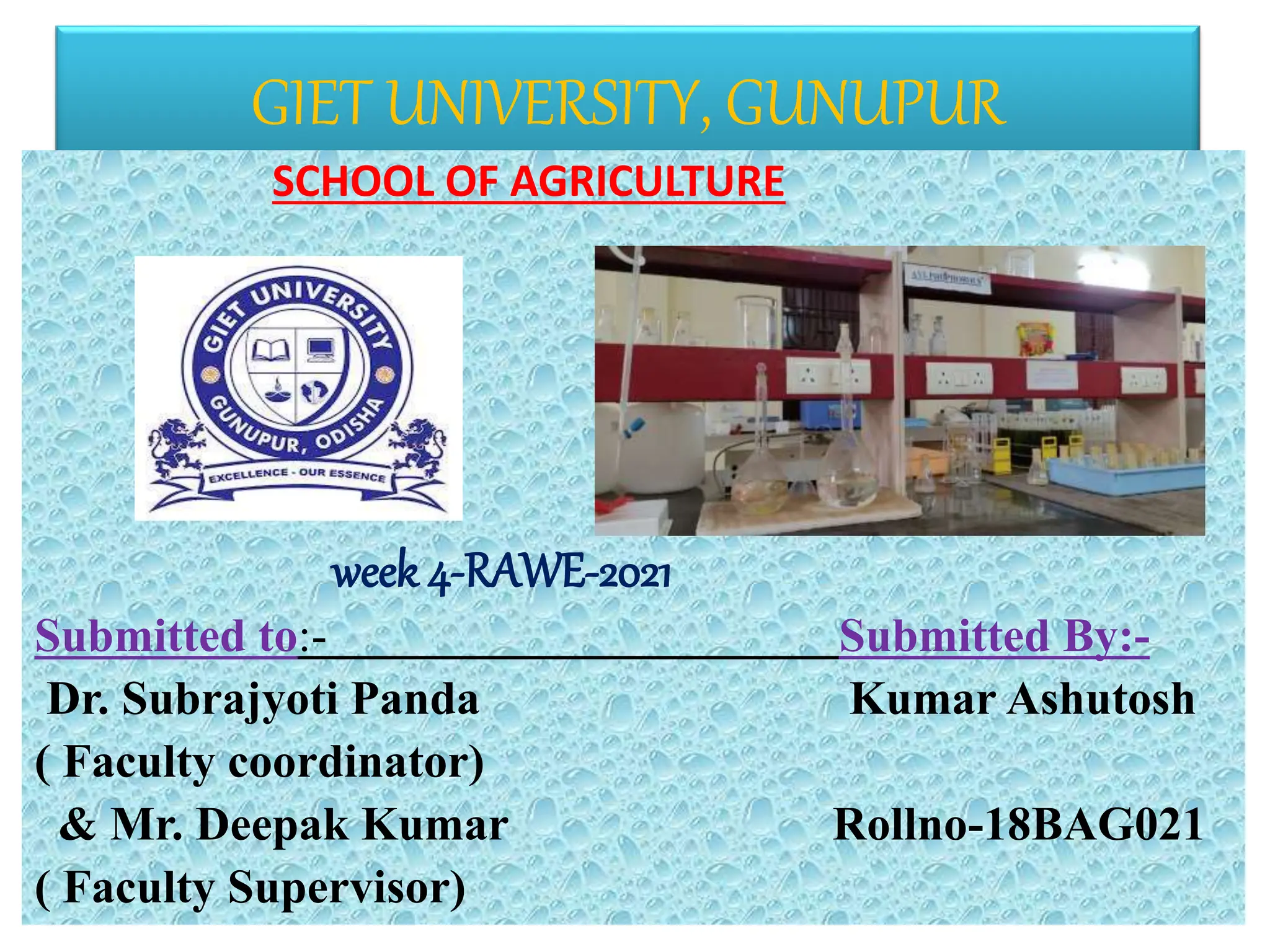 Soil intervention in RAWE | PPTX