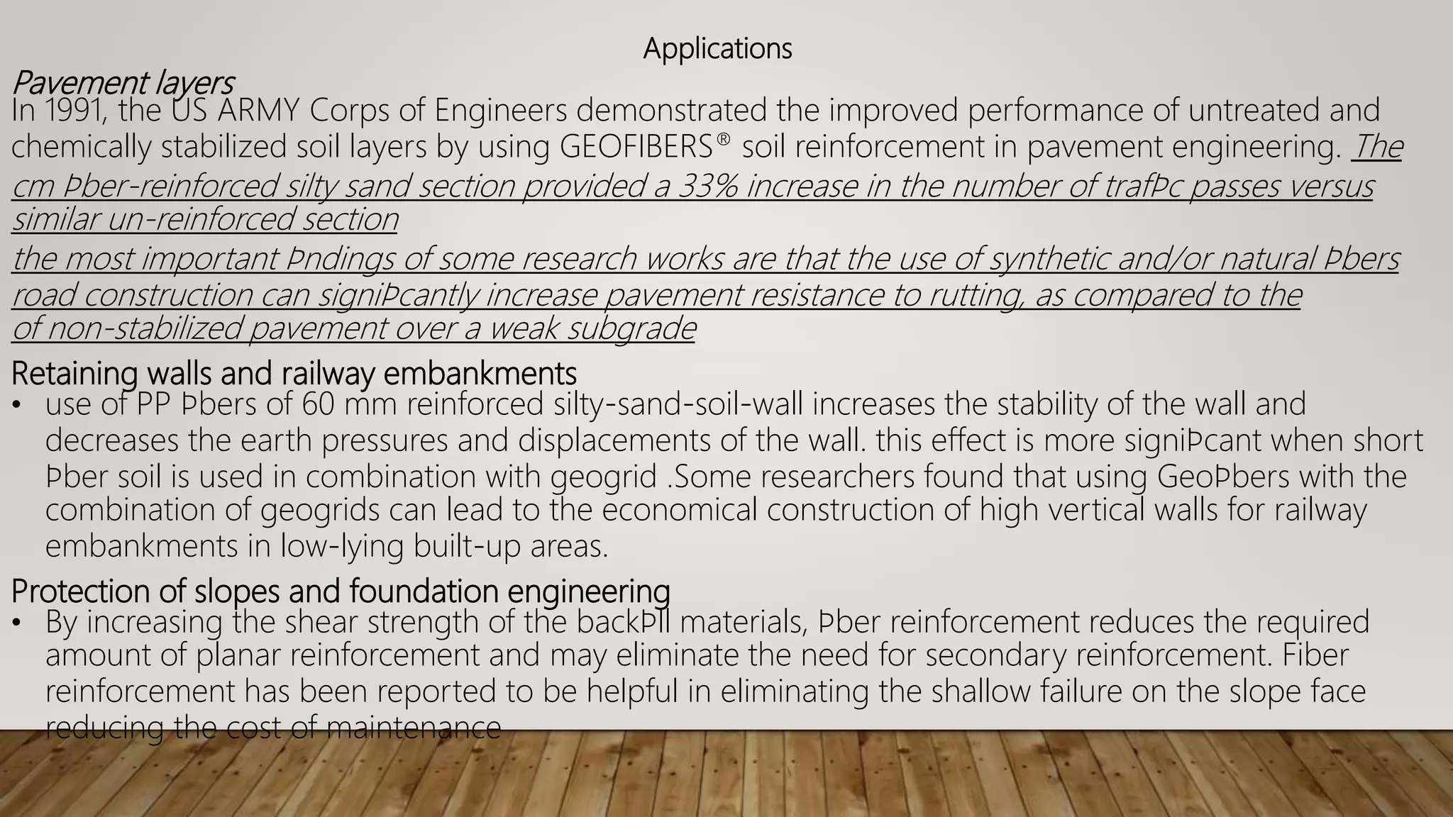 Soil reinforcement and advances with geosynthetics | PPTX