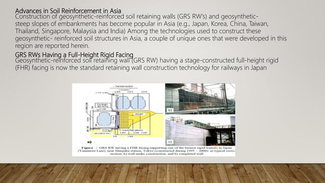 Soil reinforcement and advances with geosynthetics | PPTX | Landscaping ...