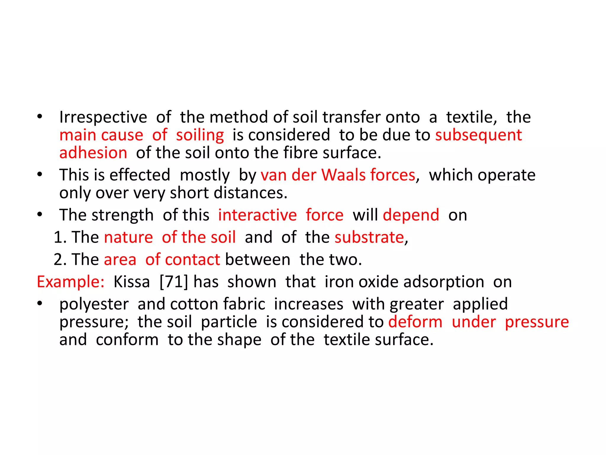 Soil release finish | PPTX