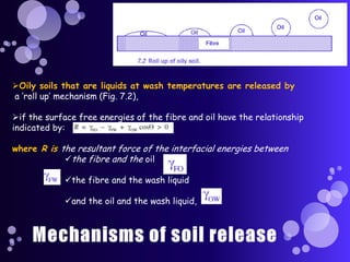 Soil release finishes | PPTX