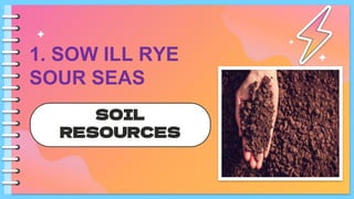 SOIL RESOURCES.pptx | Agriculture | Industries