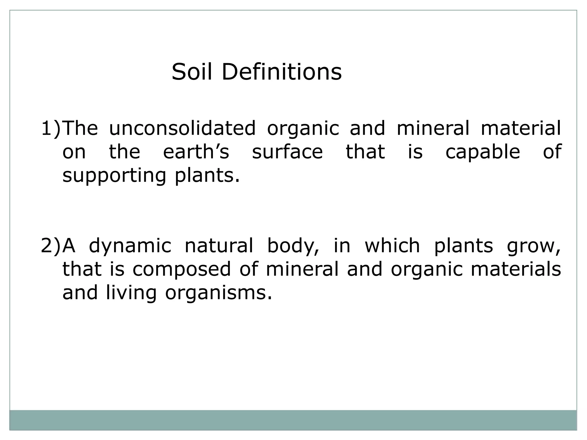Soil resources | PPTX