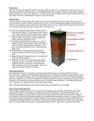 Soils Overview is very educational and helpful | PDF