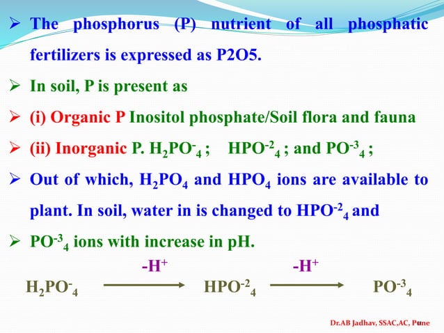 Soils 502 lecture no 18 22 phosphorus | PPTX