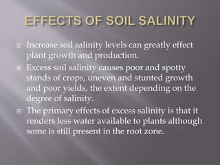 Soil Salinity in India | PPTX