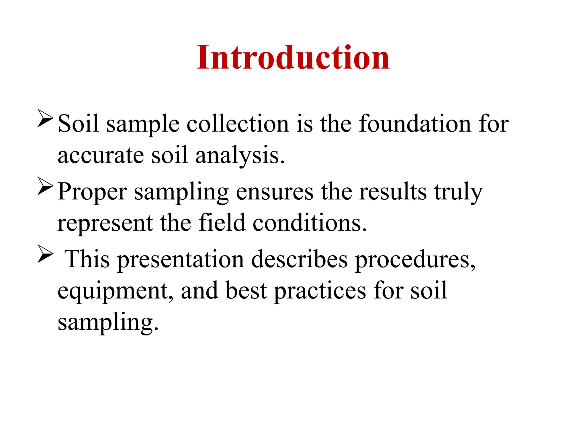 Soil Sample Collection.pptx............. | PPTX