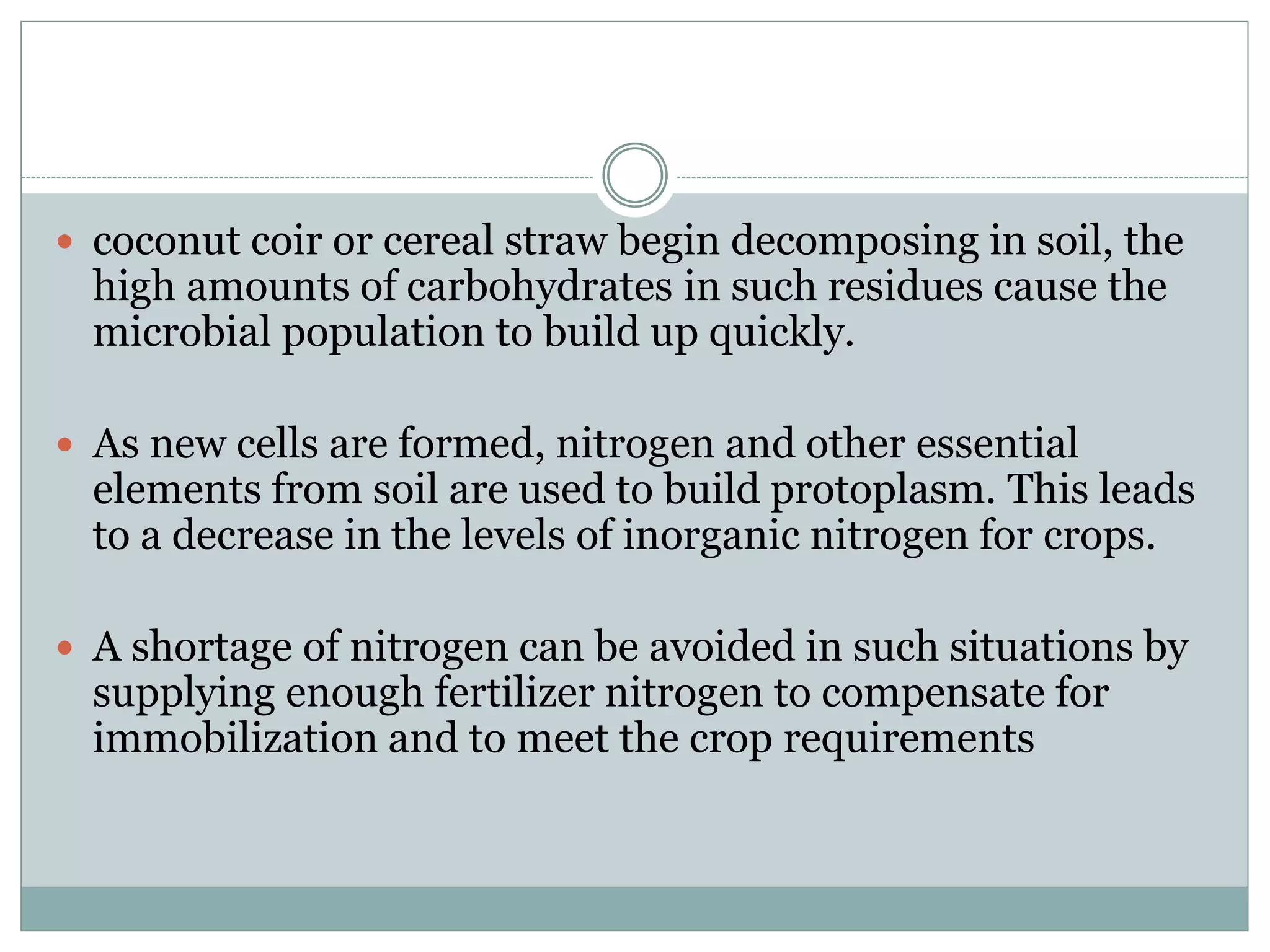 Soil science- soil & fertilizer nitrogen , forms , mineralization ...