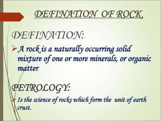 Weathering process in rock | PPT