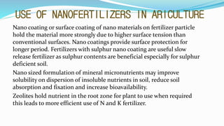 Nanofertilizer | PPTX