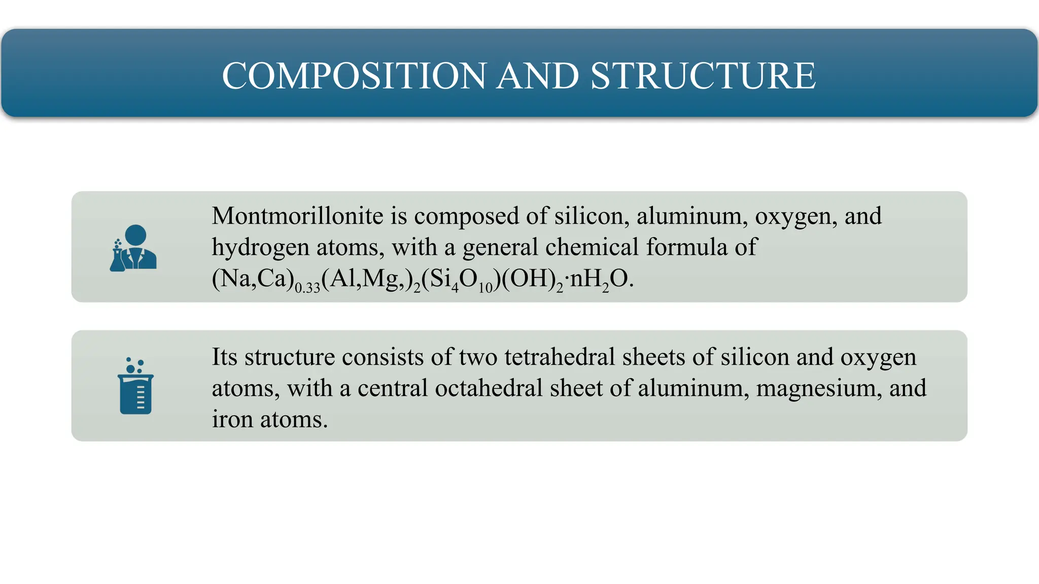 montmorillonite, structure, silicate clay | PPTX