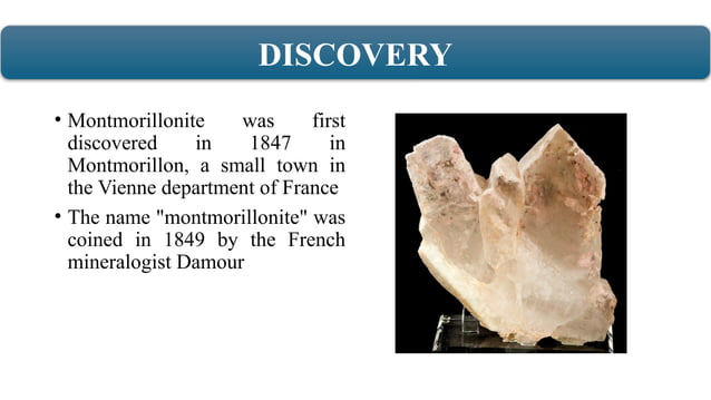 montmorillonite, structure, silicate clay | PPTX
