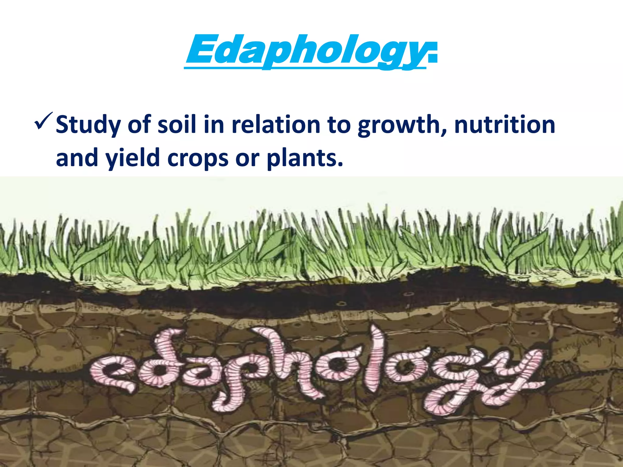 Soil science and soil defination | PPTX