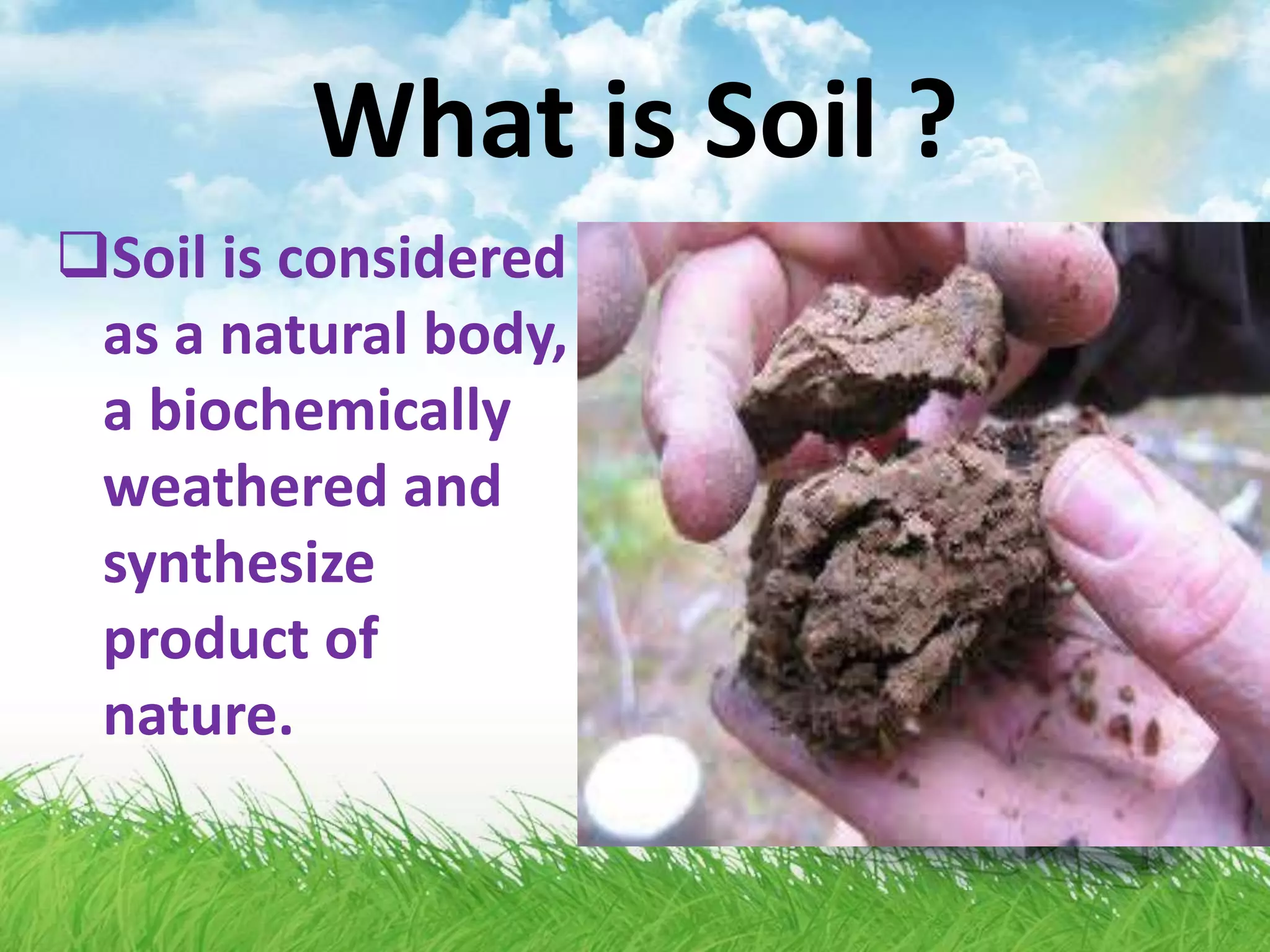 Soil science and soil defination | PPTX