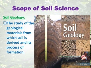 Soil science and soil defination | PPTX