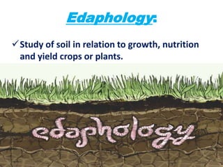 Soil science and soil defination | PPT