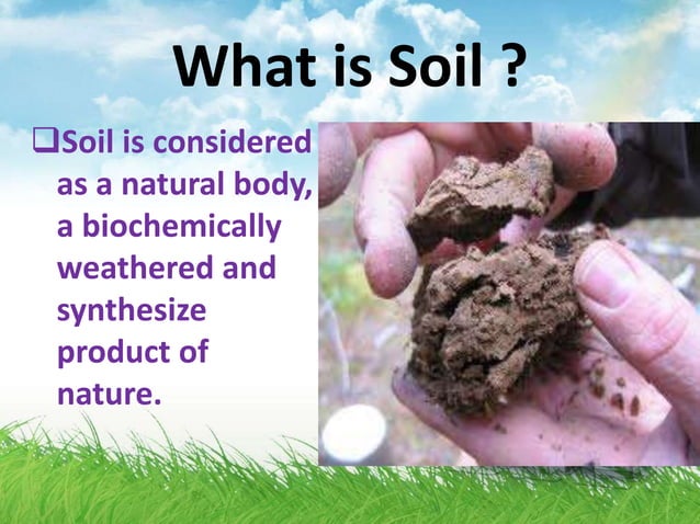 Soil science and soil defination | PPT