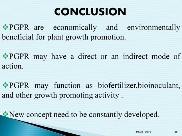PGPR | PPTX | Agriculture | Industries