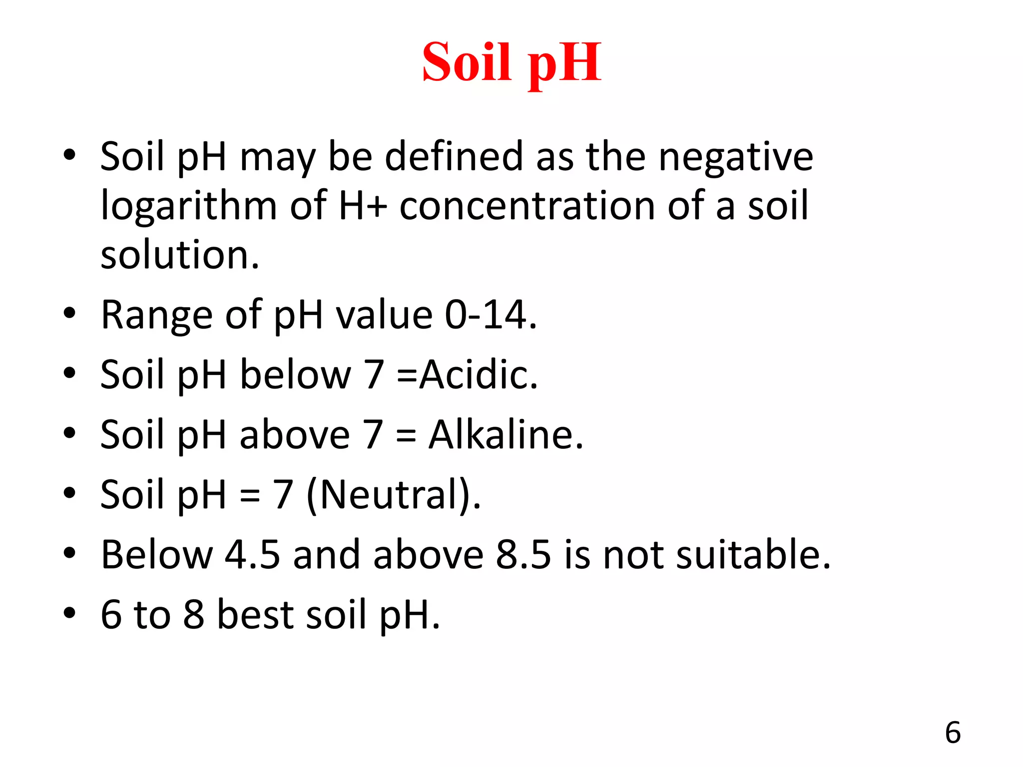 Soil Chemical Property and Fertility | PPTX