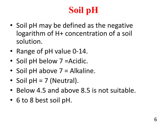 Soil Chemical Property and Fertility | PPT