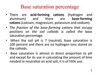 Soil Chemical Property and Fertility | PPT