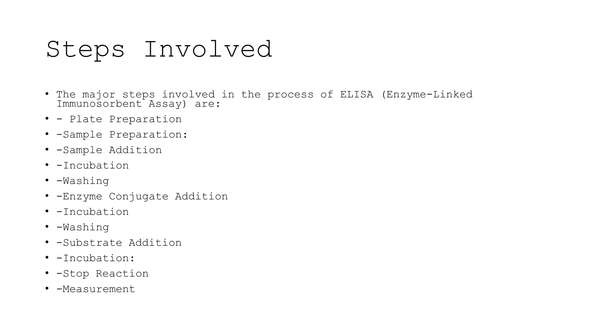 Elisa Enzyme Linked Immunosorbent Assay Ppt