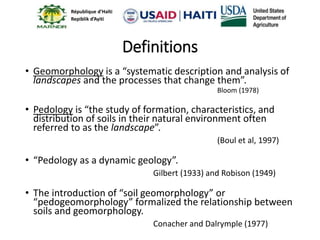 Haiti Soil Survey and Natural Resources Conservation Initiative - Soils ...