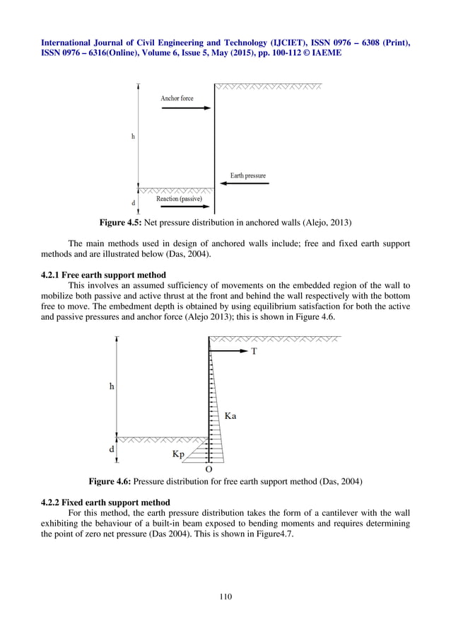 Soil sheet pile interaction part i a review of theories and design methods | PDF