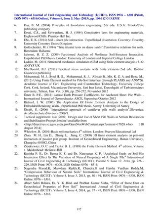 SOIL-SHEET PILE INTERACTION - PART I: A REVIEW OF THEORIES AND DESIGN METHODS | PDF