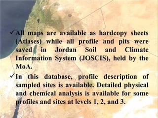 Available information about soil, current land cover / land use in ...