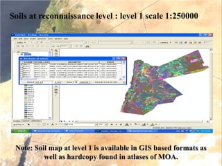 Available information about soil, current land cover / land use in ...