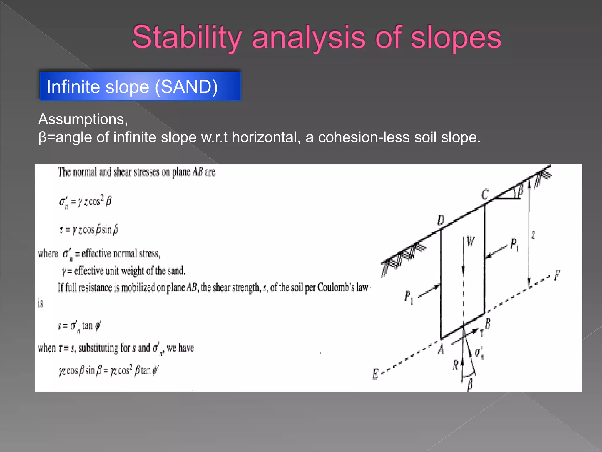 Soil slope stability | PPTX