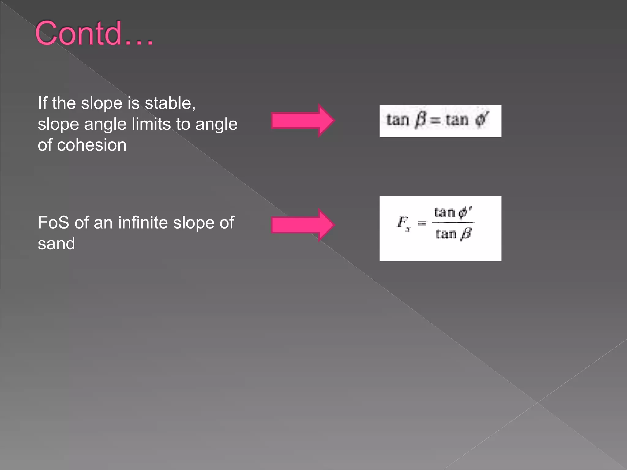 Soil slope stability | PPTX