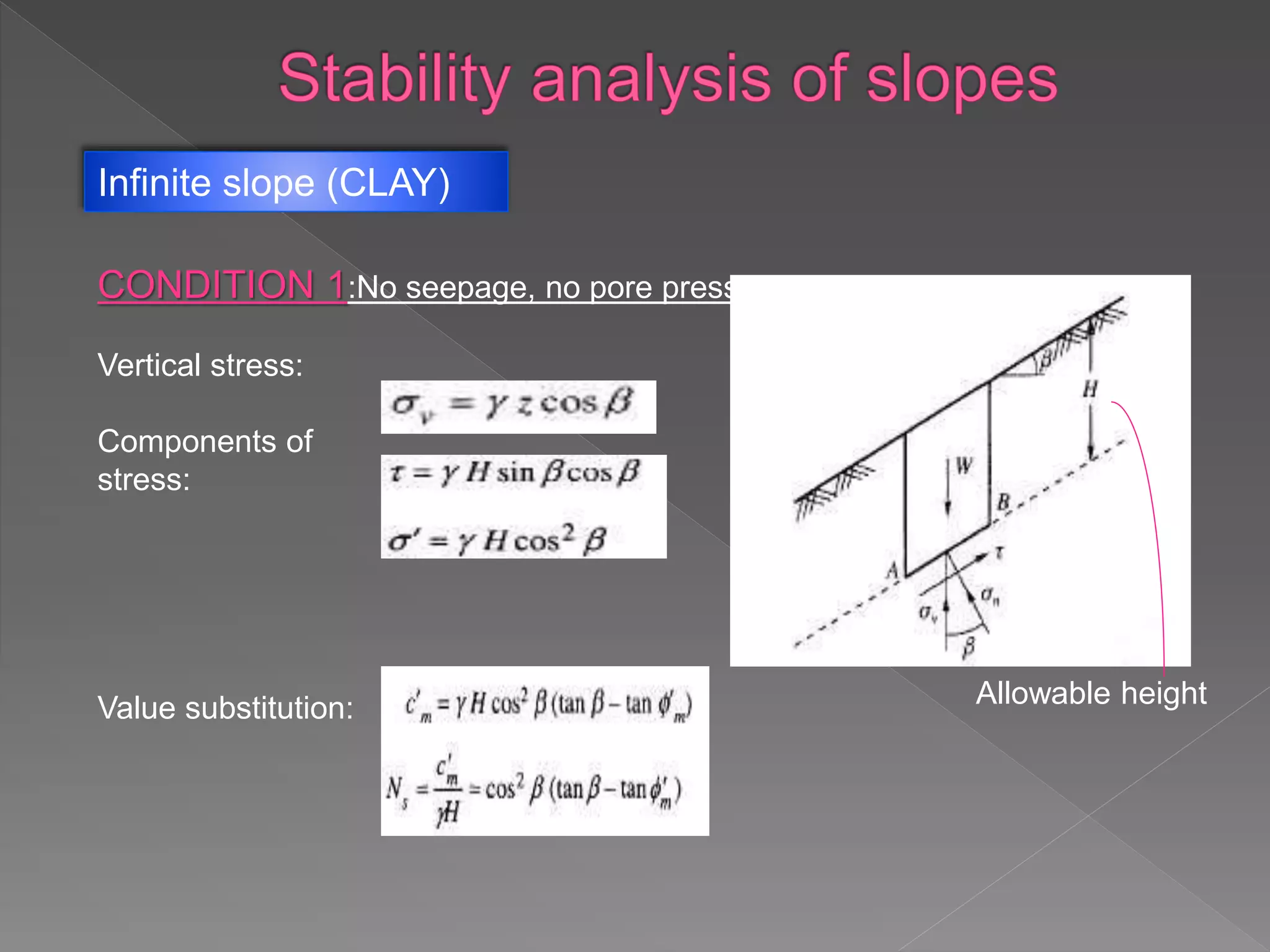 Soil slope stability | PPTX