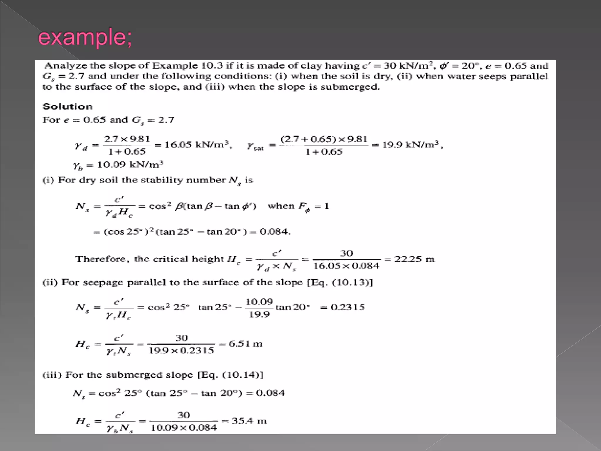 Soil slope stability | PPTX