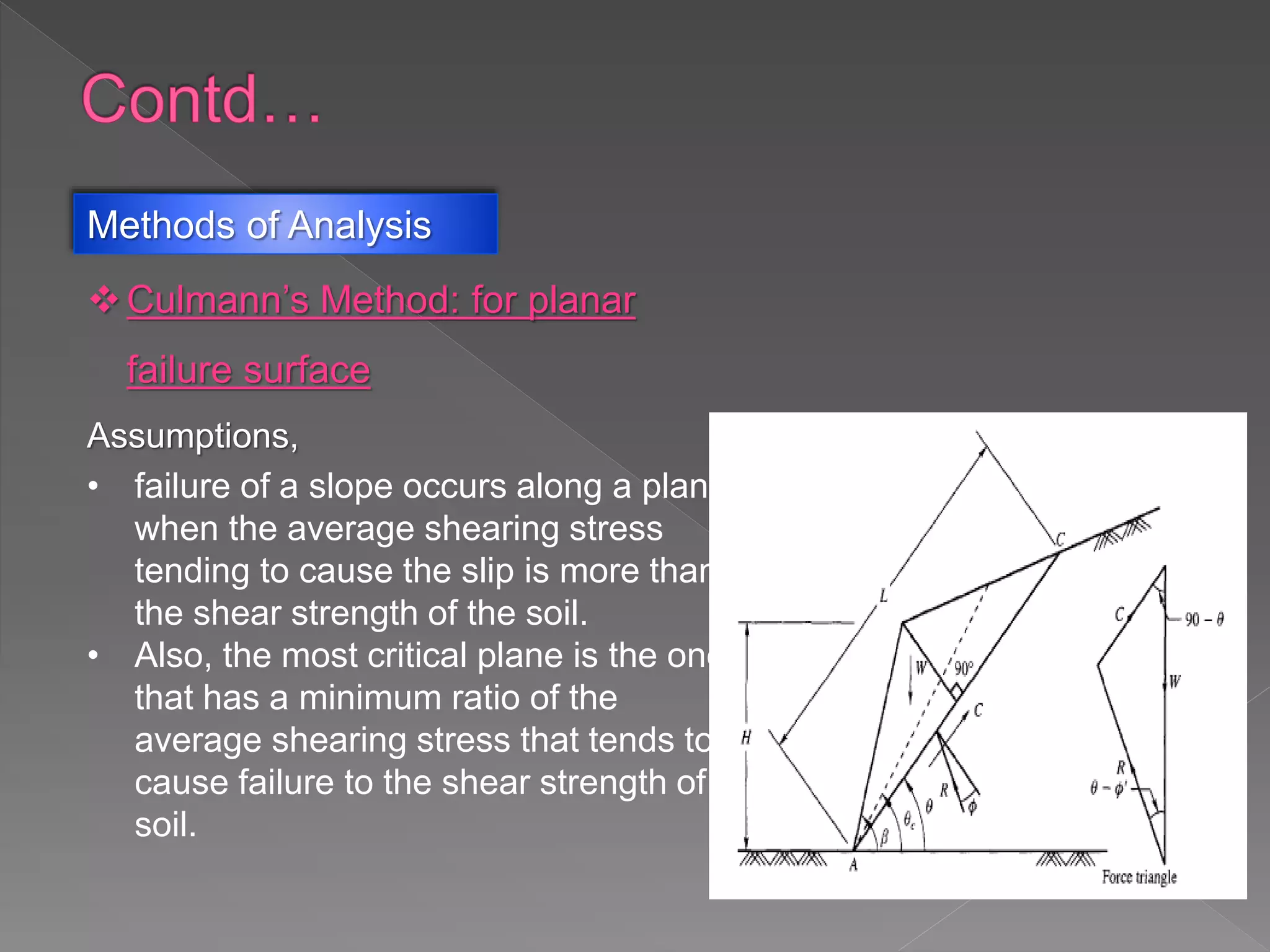 Soil slope stability | PPTX