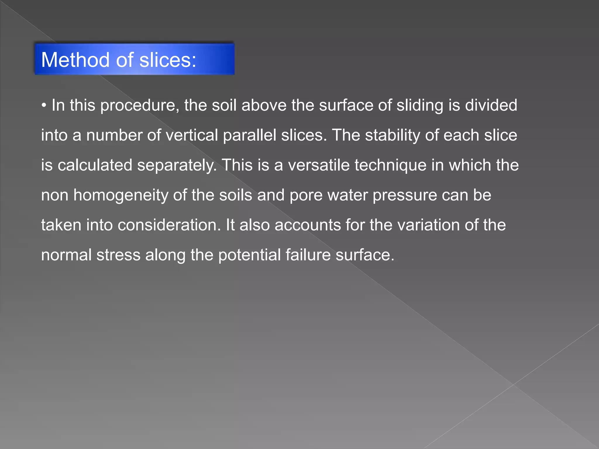 Soil slope stability | PPTX
