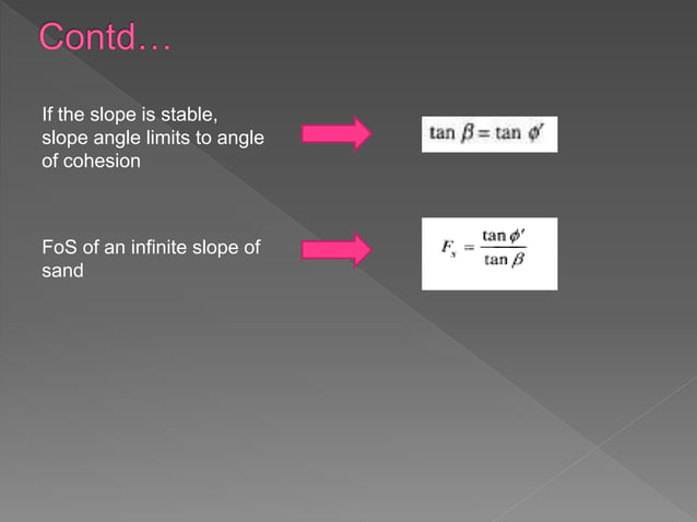 Soil slope stability | PPTX