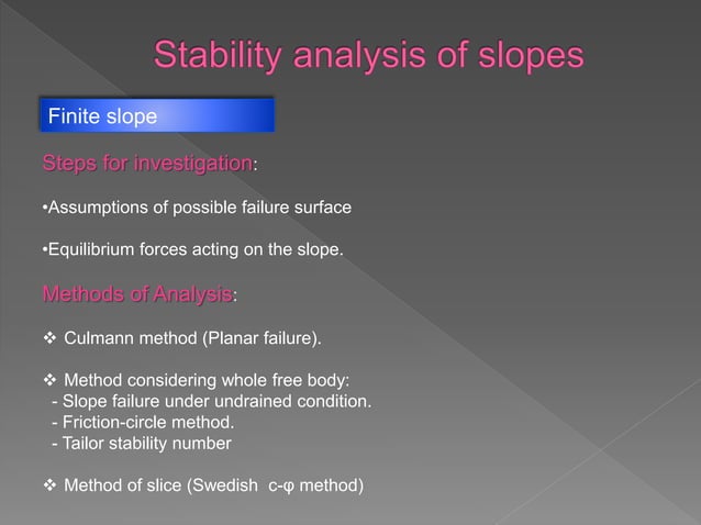 Soil slope stability | PPTX