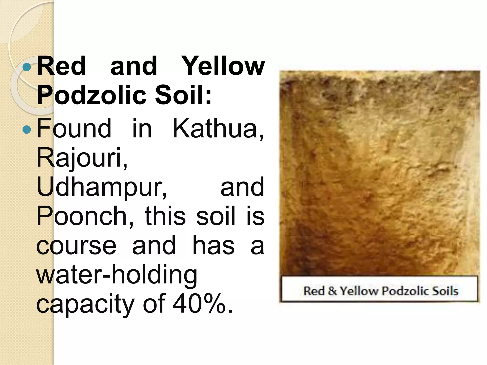 SOILS OF JAMMU AND KASHMIR | PPTX