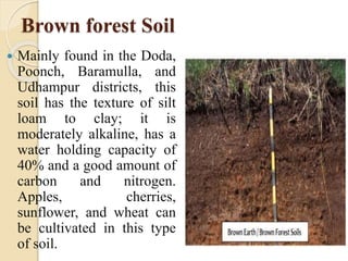 SOILS OF JAMMU AND KASHMIR | PPTX