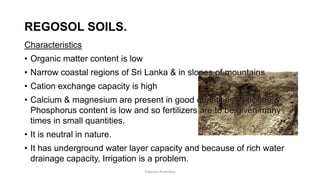Soil types of Sri Lanka | PPTX