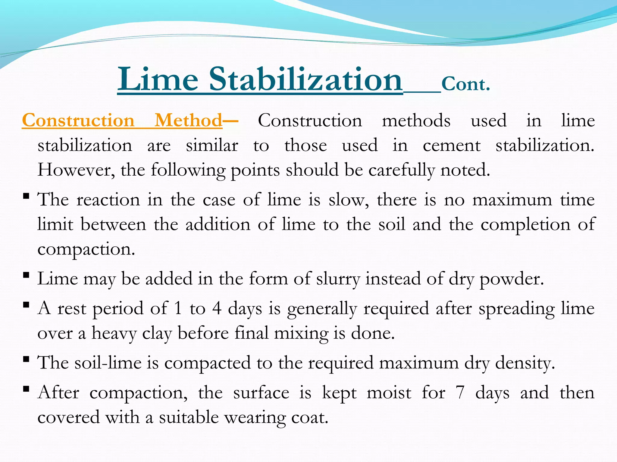 Soil stabilisation (1) | PPT